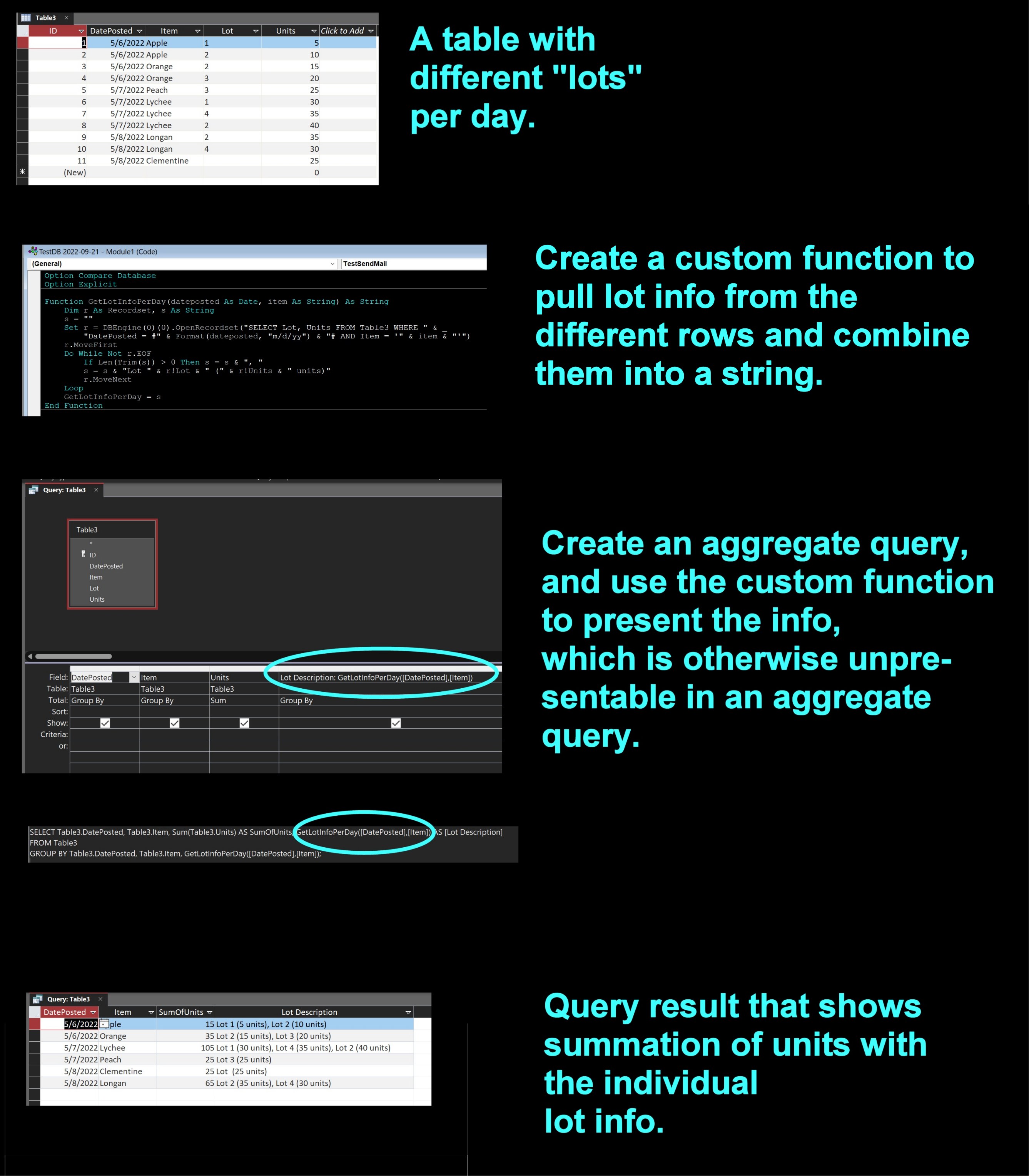 Combine two rows into one - Microsoft Access Forum - Computer Learning Zone