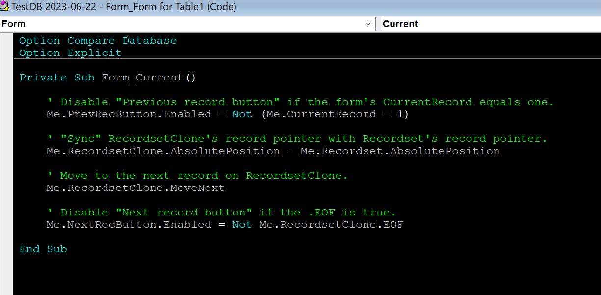Visual Basic popup message - Microsoft Access Forum - Computer Learning ...