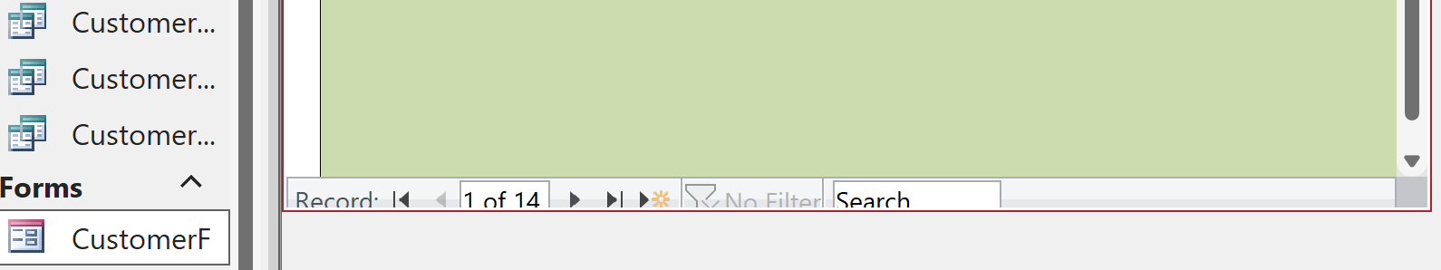View in form windows size - Microsoft Access Beginner 7 - Computer Learning Zone