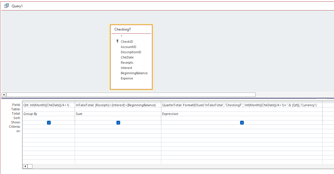 DSum multiple criteria - Microsoft Access Forum - Computer Learning Zone