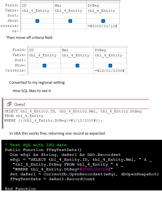 Date format Issue for UK users - Access Developer Forum - Computer Learning Zone