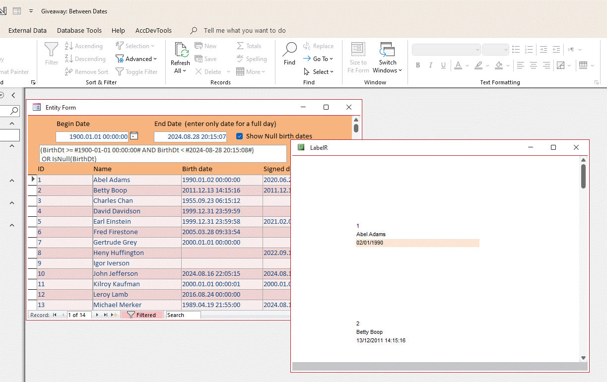 Conditional formatting - Microsoft Access Forum - Computer Learning Zone