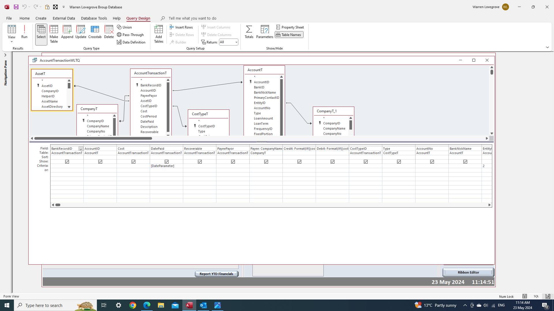 Passing Parameters - Microsoft Access Forum - Computer Learning Zone