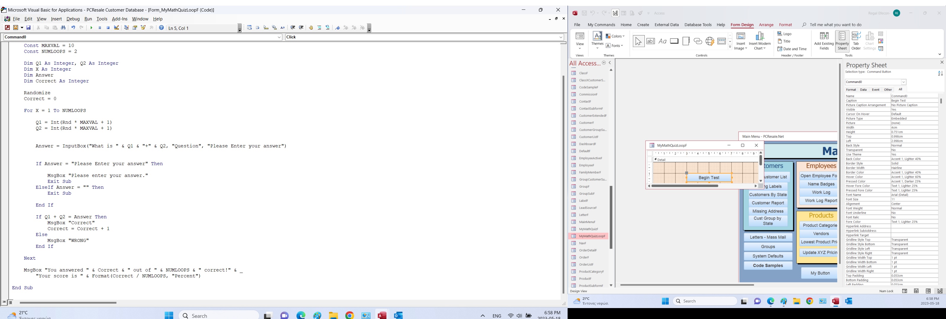 03 For Next Loops 08402147 - Microsoft Access Developer 3 - Computer Learning Zone