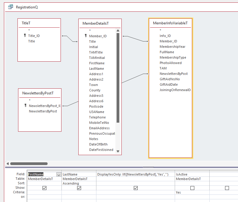Query criteria - Microsoft Access Forum - Computer Learning Zone