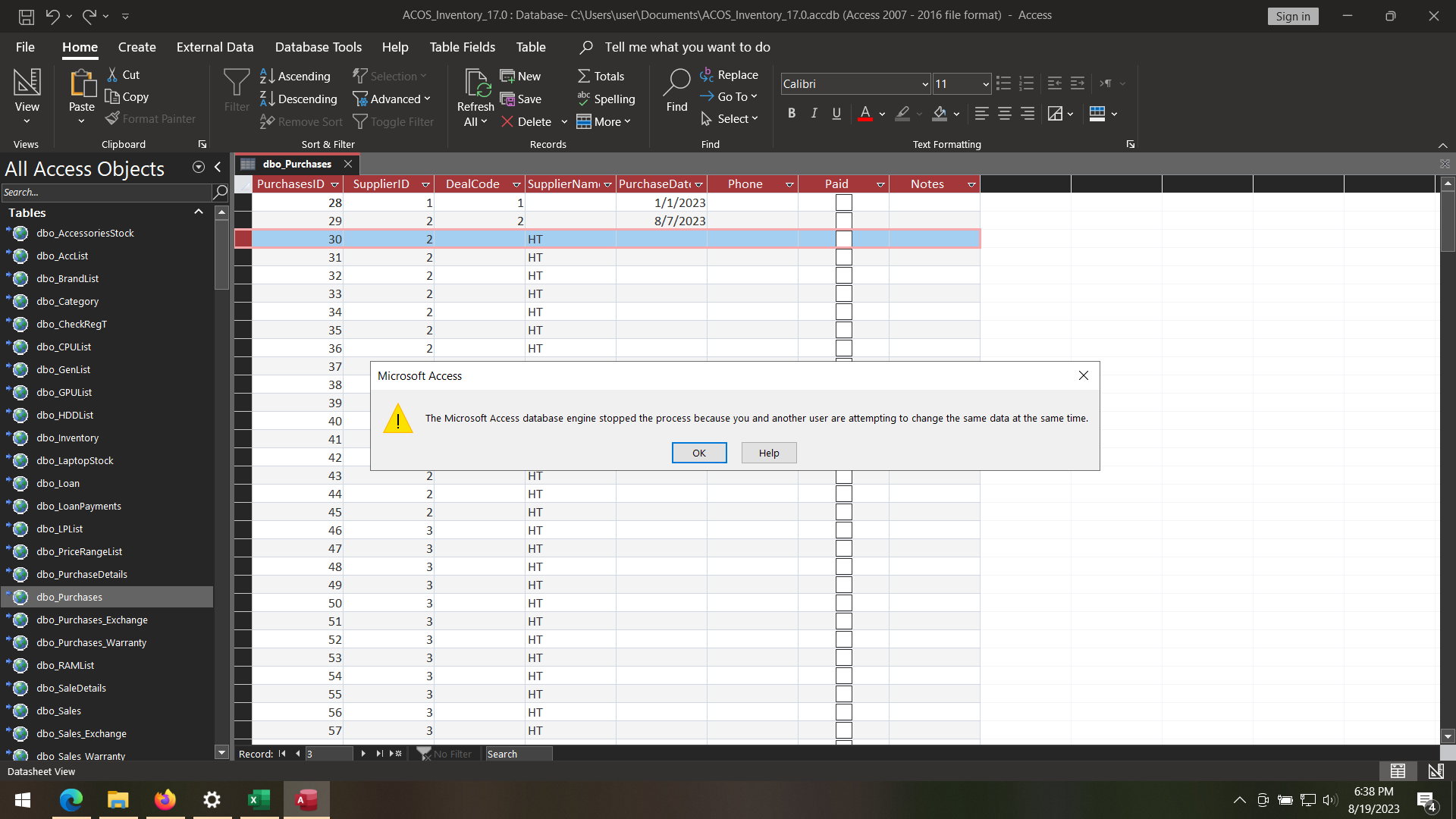Unable to delete Records - Microsoft Access Forum - Computer Learning Zone