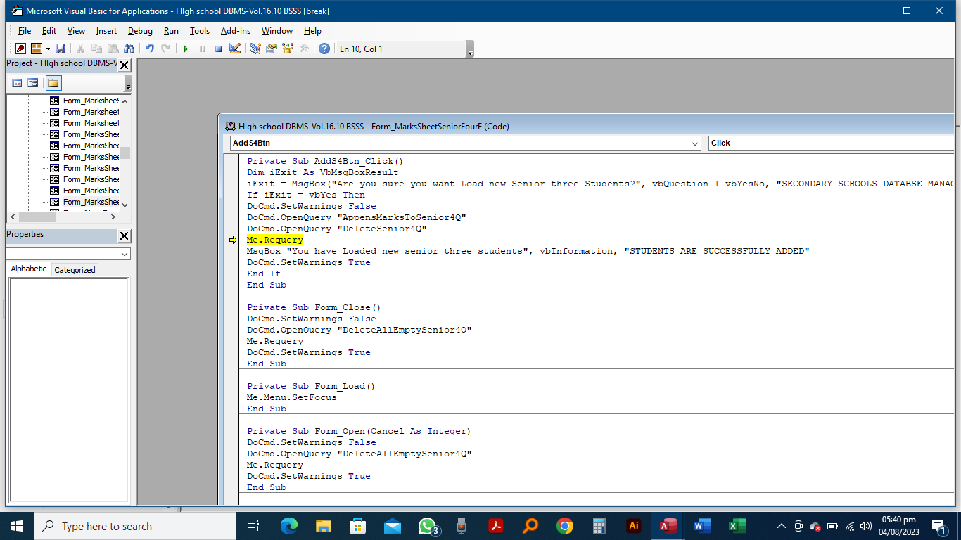 Microsoft Access Forum
