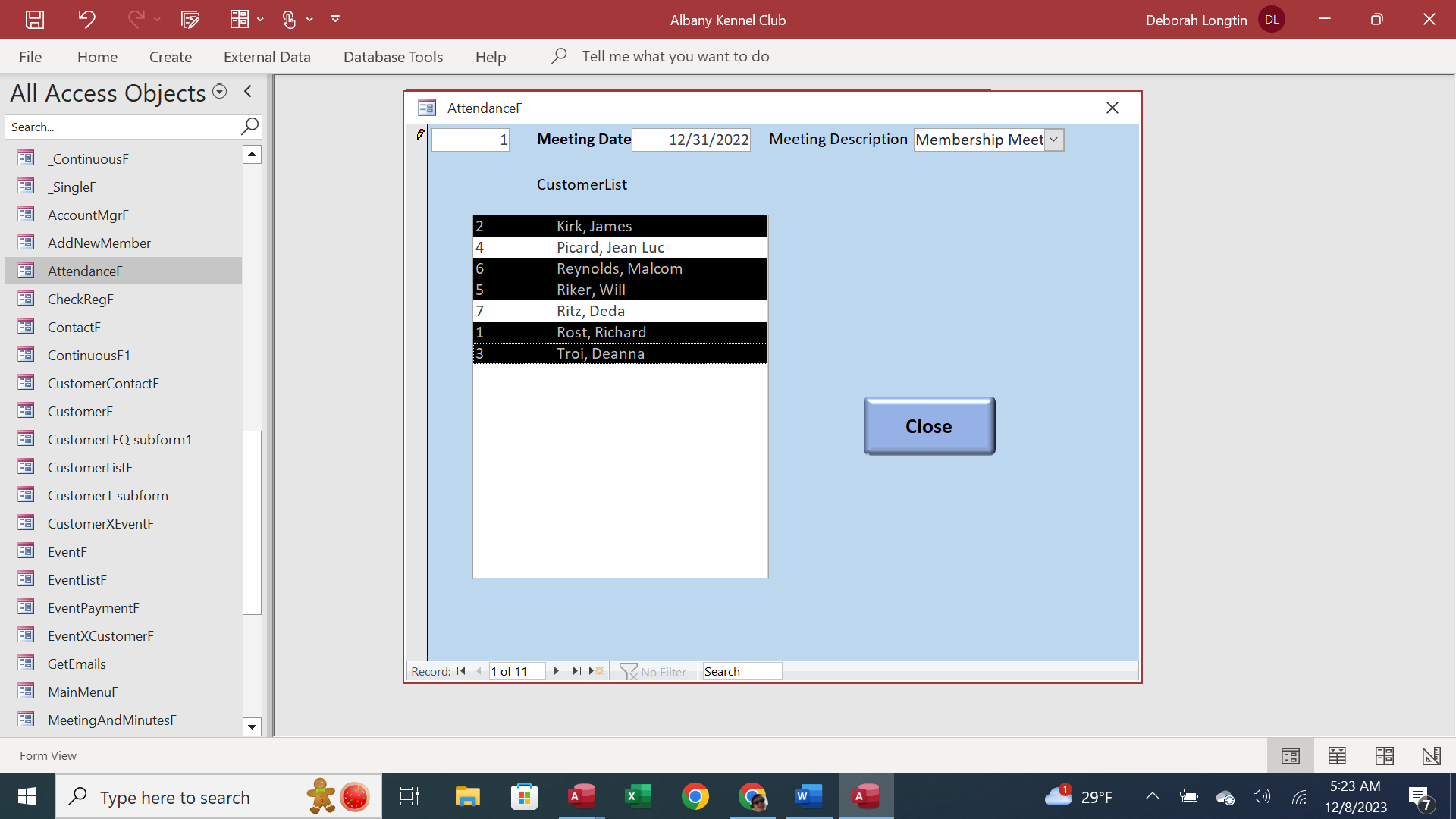 VB code help please - Access Developer Forum - Computer Learning Zone