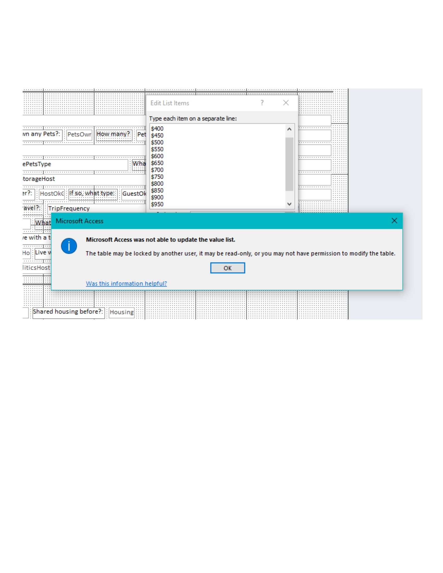 Error Updated Listbox Values - Microsoft Access Forum - Computer Learning Zone