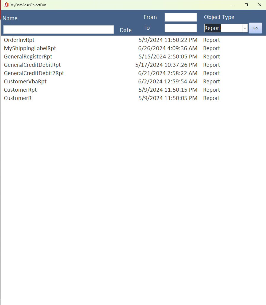 Navigation Pane Find by Date - Microsoft Access Forum - Computer Learning Zone