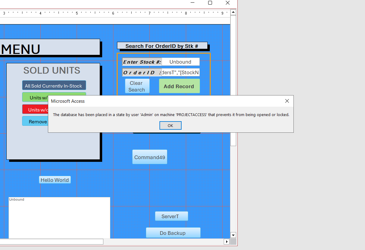 Database has been placed in - - Computer Learning Zone
