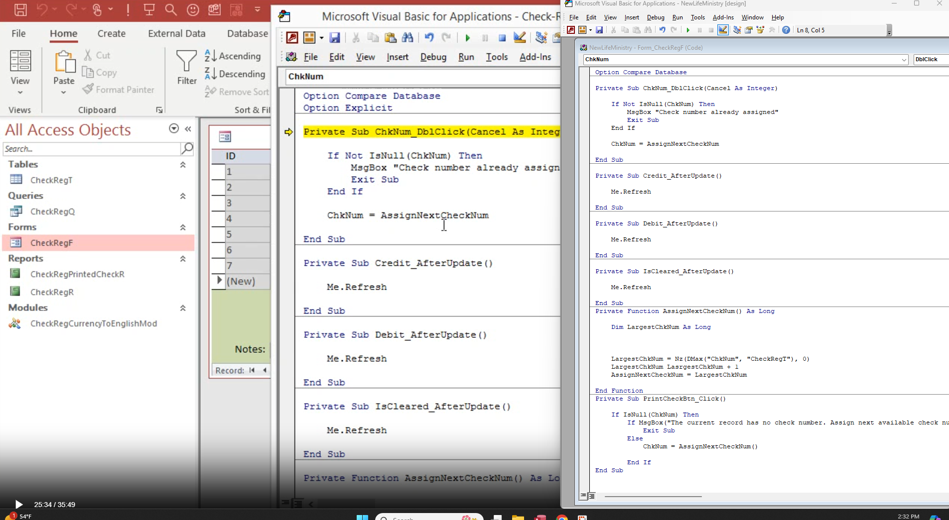VBA Command Not Working - Microsoft Access Forum - Computer Learning Zone
