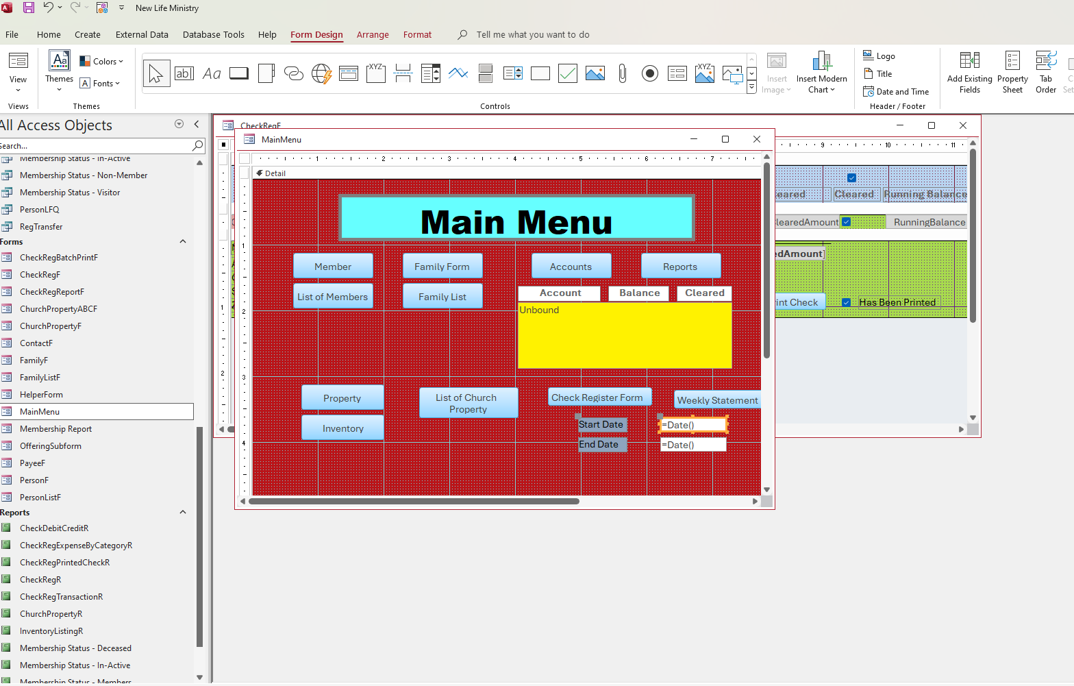 Date Field Locked - Microsoft Access Forum - Computer Learning Zone