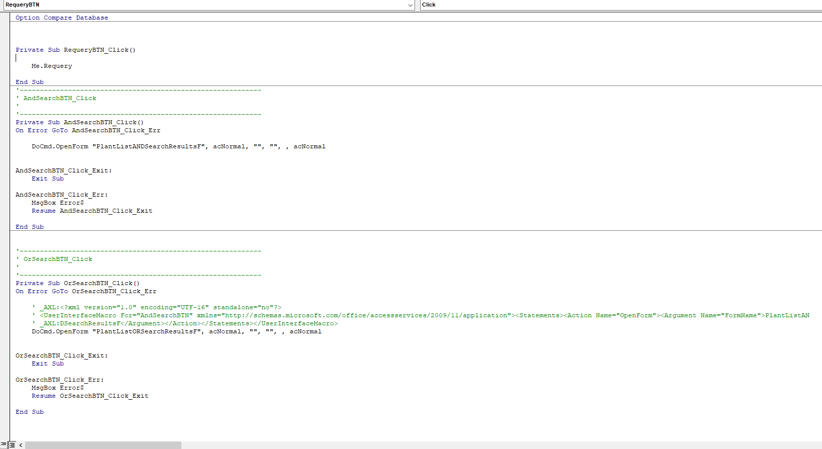 Requery Button From Search 20 - Microsoft Access Forum - Computer Learning Zone