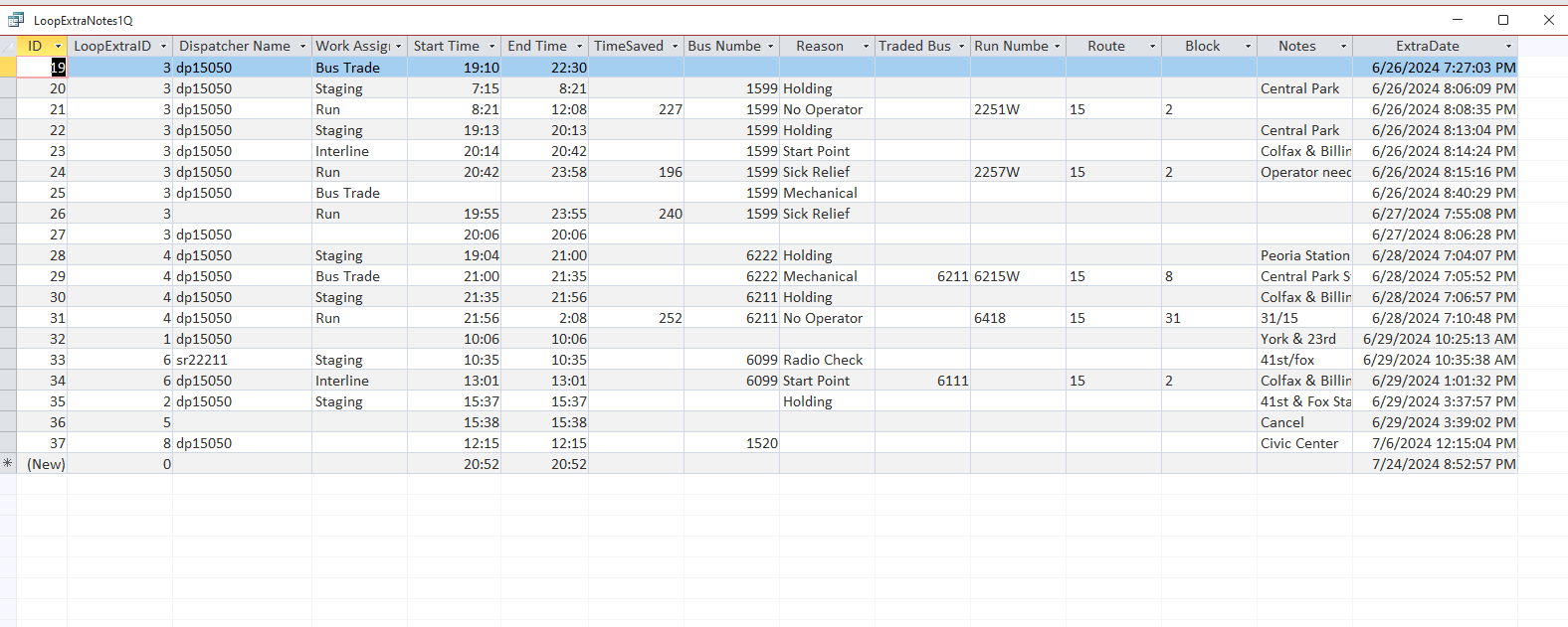 Carryover - Microsoft Access Forum - Computer Learning Zone