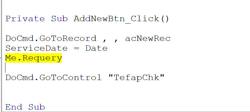 Add a Record at the Top - New Record on Top in Microsoft Access - Computer Learning Zone